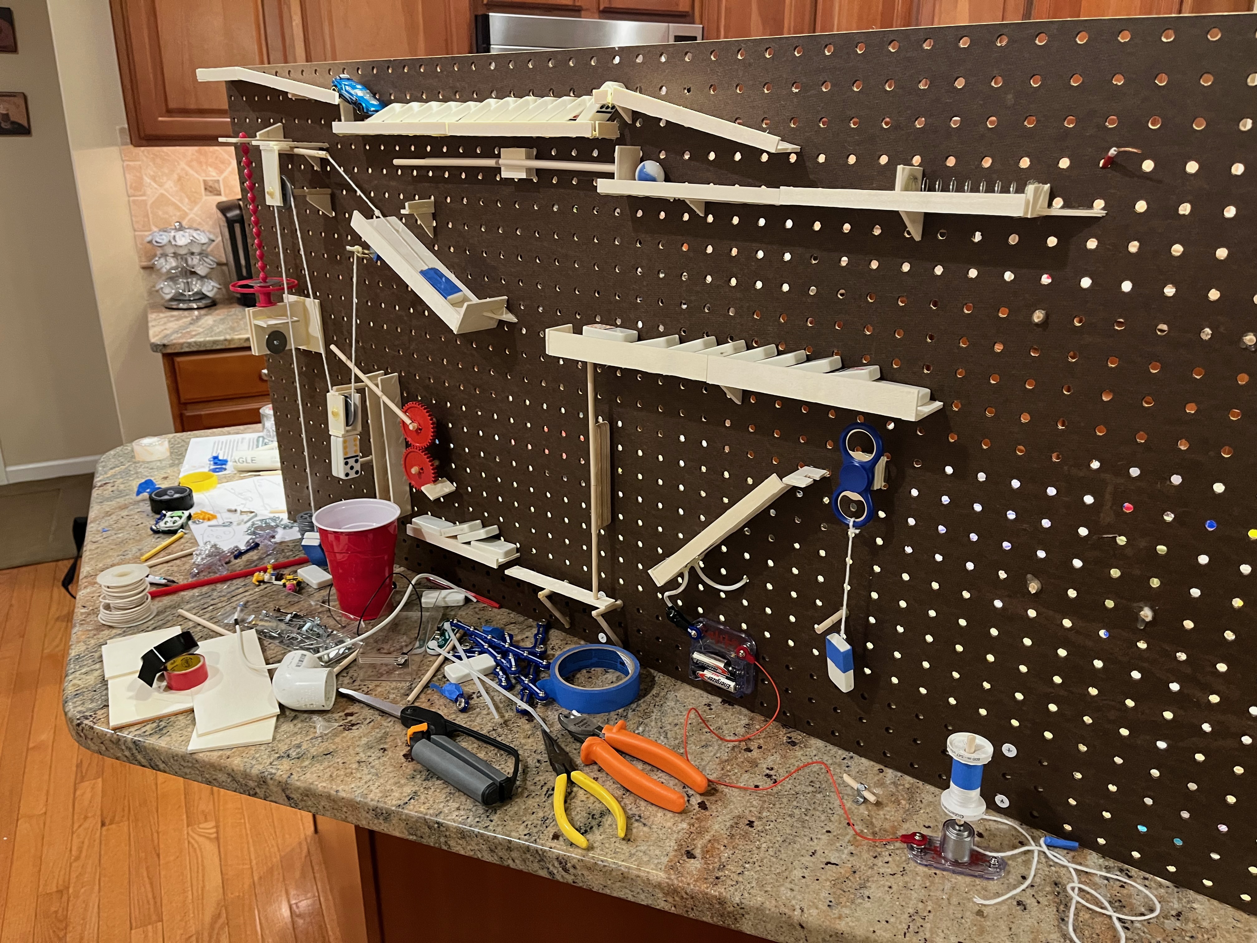 Our First Rube Goldberg Machine • Whimsical Widgets